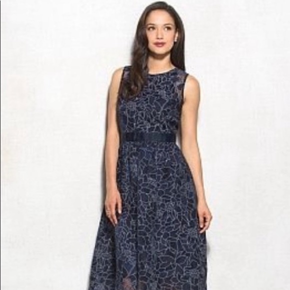 Heidi Weisel | Dresses | Heidi Wiesel Navy Blue Dress | Poshmark